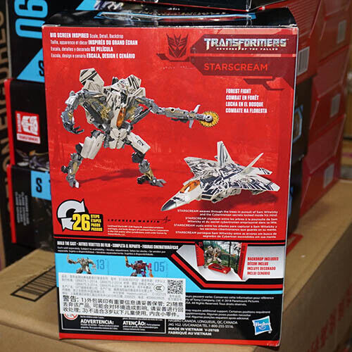 Hasbro Transformers Starscream Studio Series SS21 Deluxe Action Figure ...