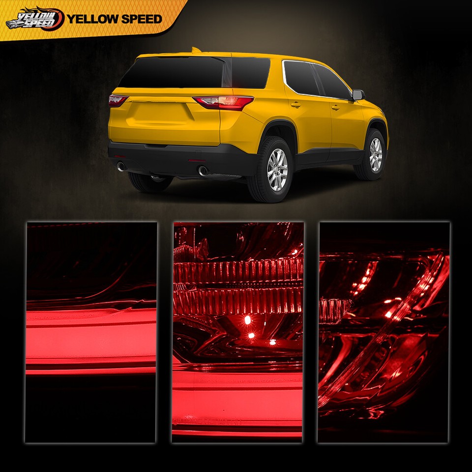 Fit For 18-21 Chevrolet Traverse Passenger Side RH LED Right Tail Light ...