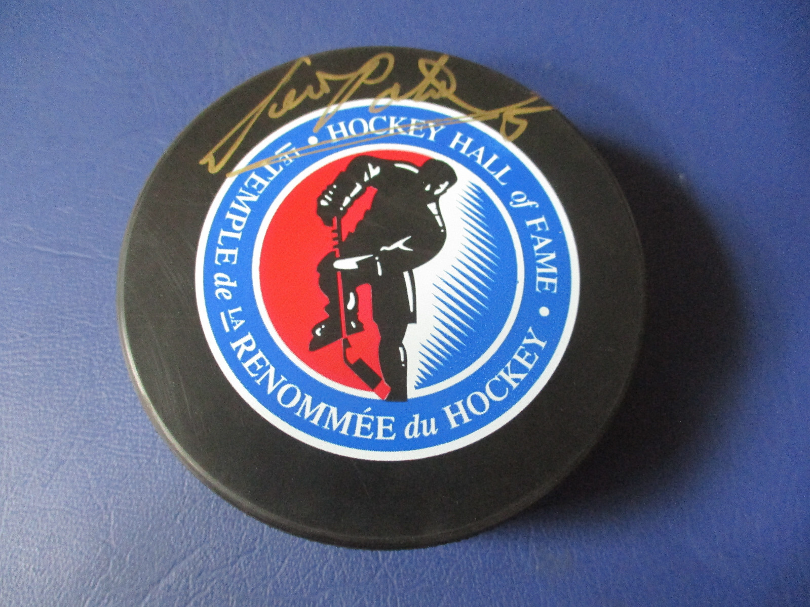 DENIS POTVIN SIGNED AUTOGRAPHED HALL OF FAME LOGO HOCKEY PUCK * | eBay