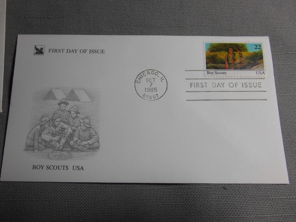 Group of 3 Assorted 1985 First Day Issue Covers Chicago, IL Unaddressed ...