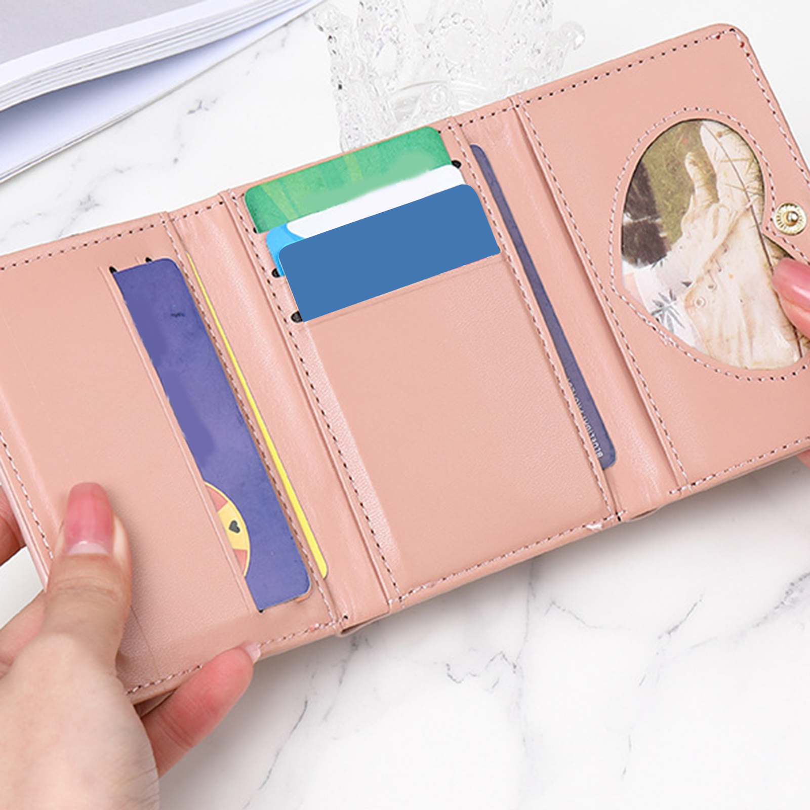 Women Wallet Short Coins Case Cute Bear Dinosaur Animal Ladies Wallet ...