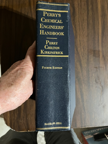 Perry's Chemical Engineer's Handbook 1963 McGraw-Hill 4th edition | eBay