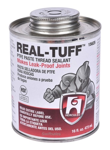 Hercules Real-Tuff 15625 PTFE Paste Thread Sealant 16 fl. oz. 473ml Can ...