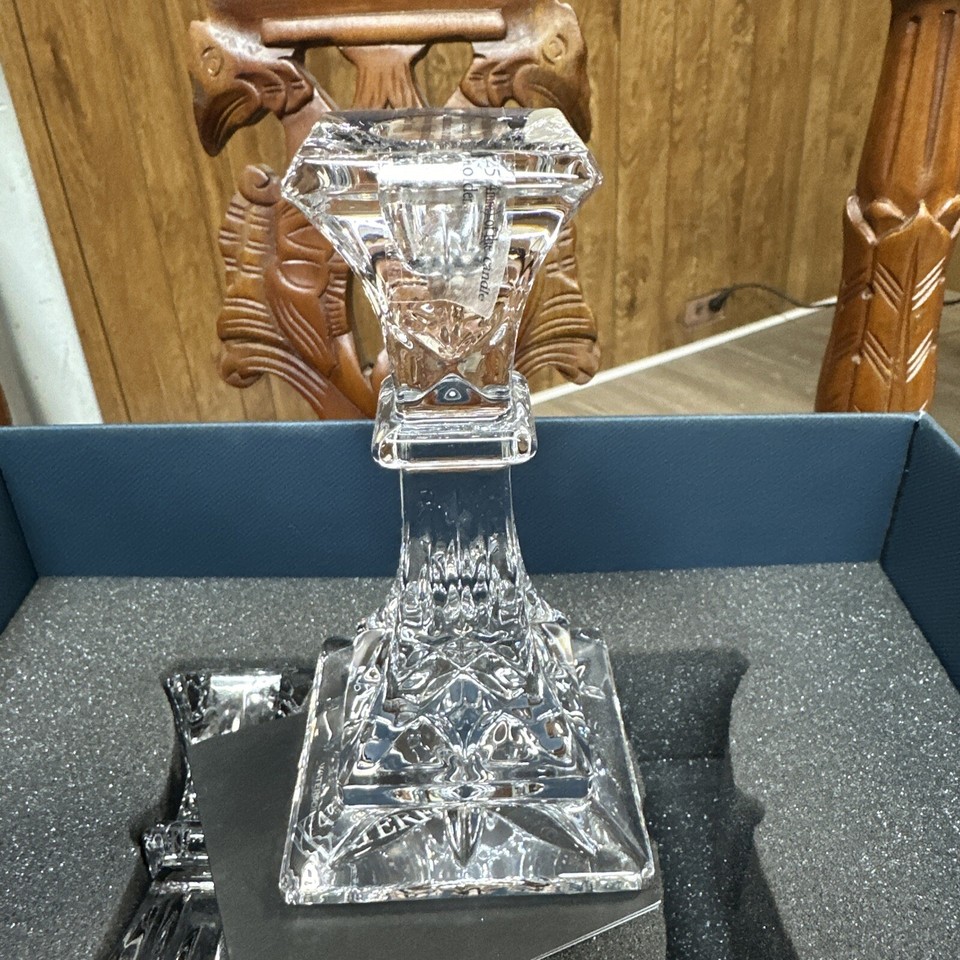 Waterford Crystal Brand New : Lismore Candlesticks (Pair) | eBay