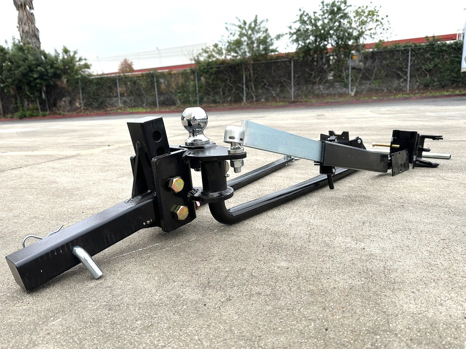 Trailer Weight Distribution Hitch System w/Sway Control 6" Drop Raise ...