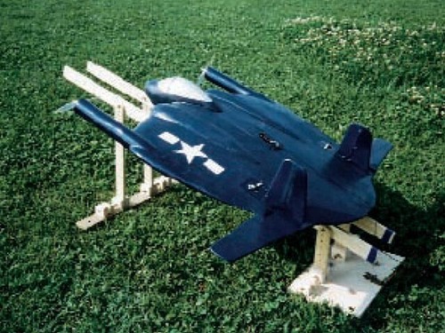 Chance Vought XF5U-1 40" Wingspan RC Model Airplane Printed Plans ...