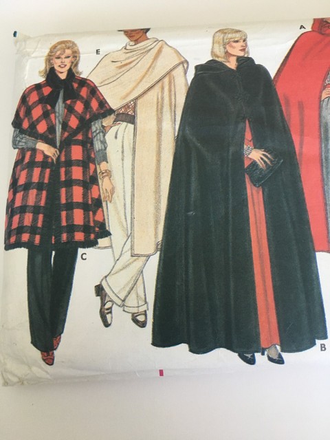 Butterick 6796 Classics Capes Pattern One Size 6-18 for sale online | eBay