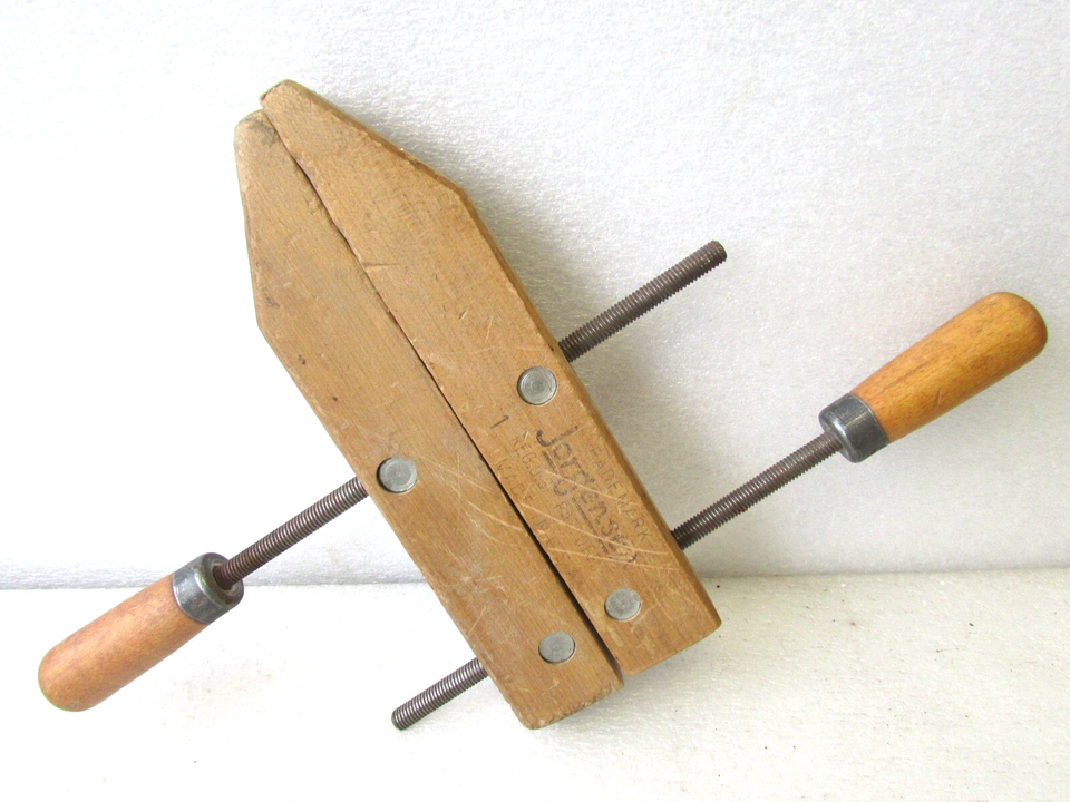 4x Jorgensen #1 10" Adjustable Wood Handscrew Clamps, Vintage - Lot of ...