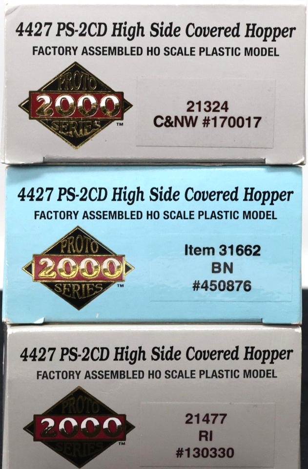 PROTO 2000 ROCK ISLAND - BN - CNW 4427 PS-2CD COVERED HOPPERS - NEW | eBay