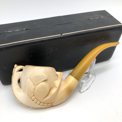 Murat Turkish Block Meerschaum Eagle Claw Tobacco Pipe Large | eBay
