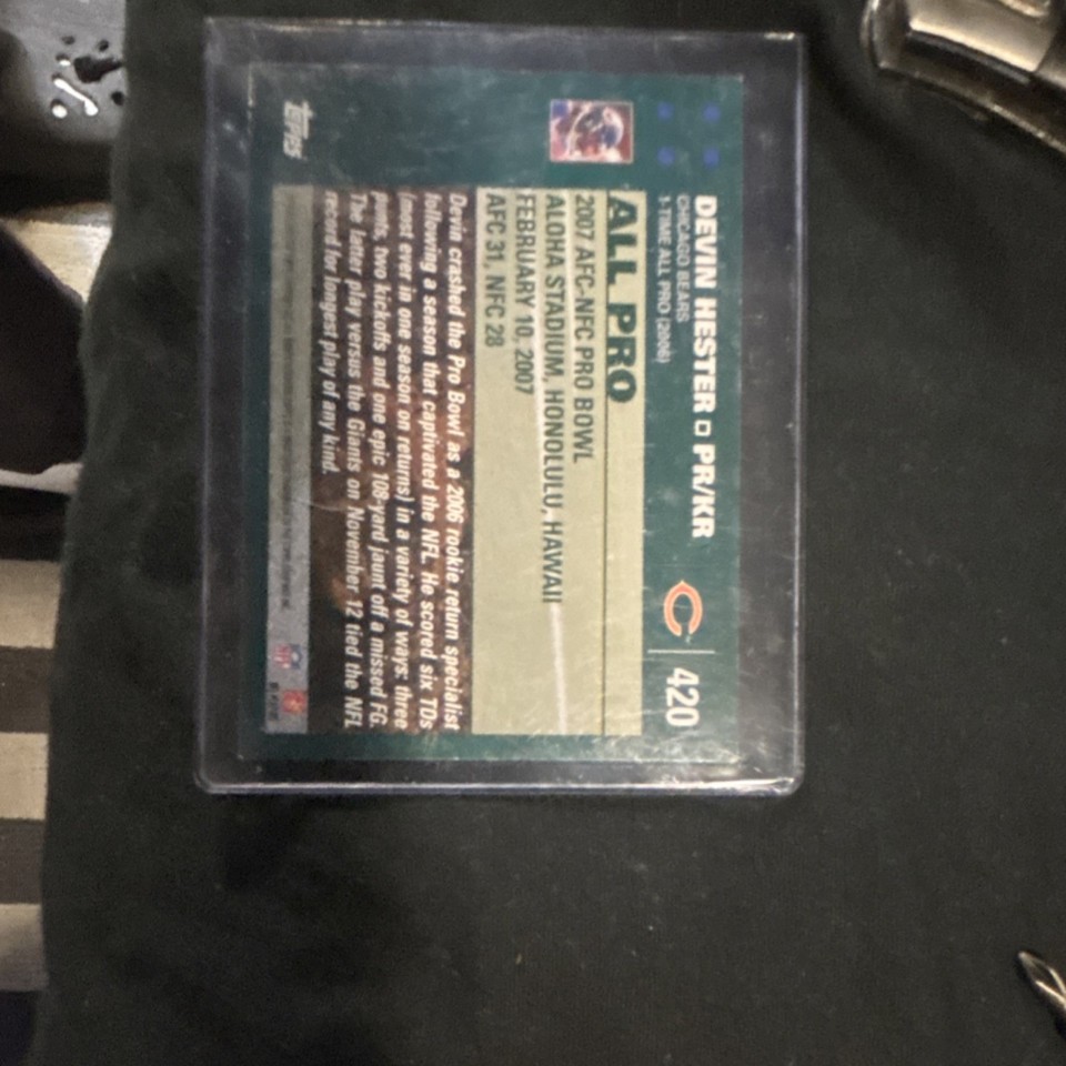 2007 Topps - All-Pro Devin Hester #420 | eBay