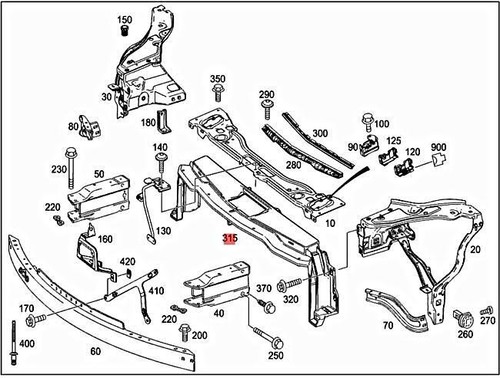 Genuine MERCEDES C218 X218 CLS C218 Mounting consule 2186200015 | eBay