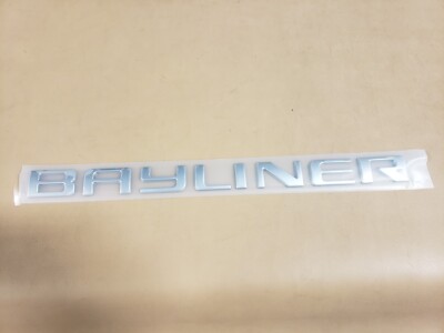 18” BAYLINER SCRIPT LOGO / RAISED CHROME LETTERS | eBay