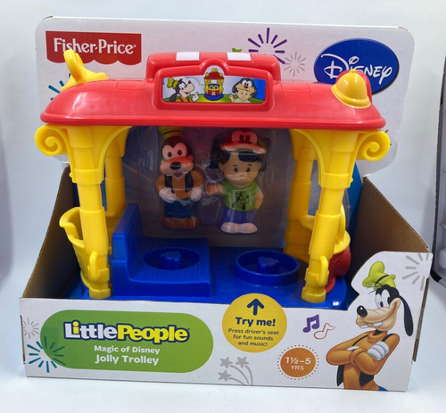 Fisher Price Little People Magic of Disney Jolly Trolley 2014 NEW IN ...