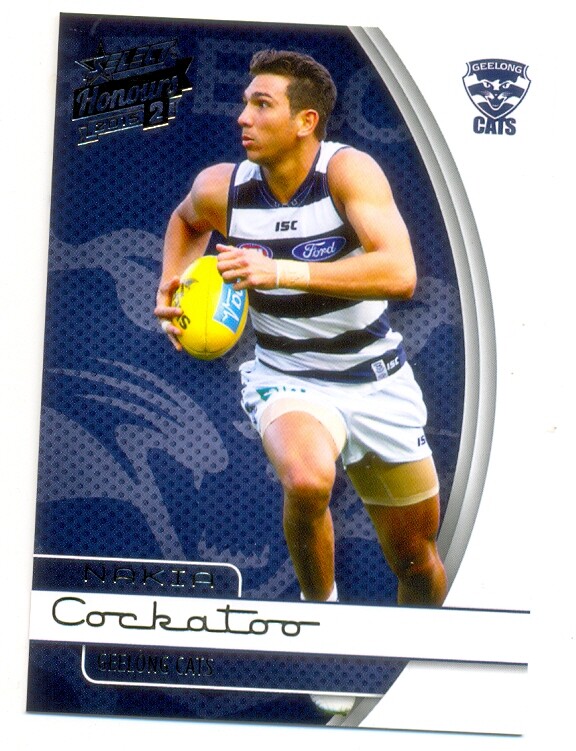 2015 Select AFL Honours 2 Common Card 82 Nakia Cockatoo - Geelong | eBay