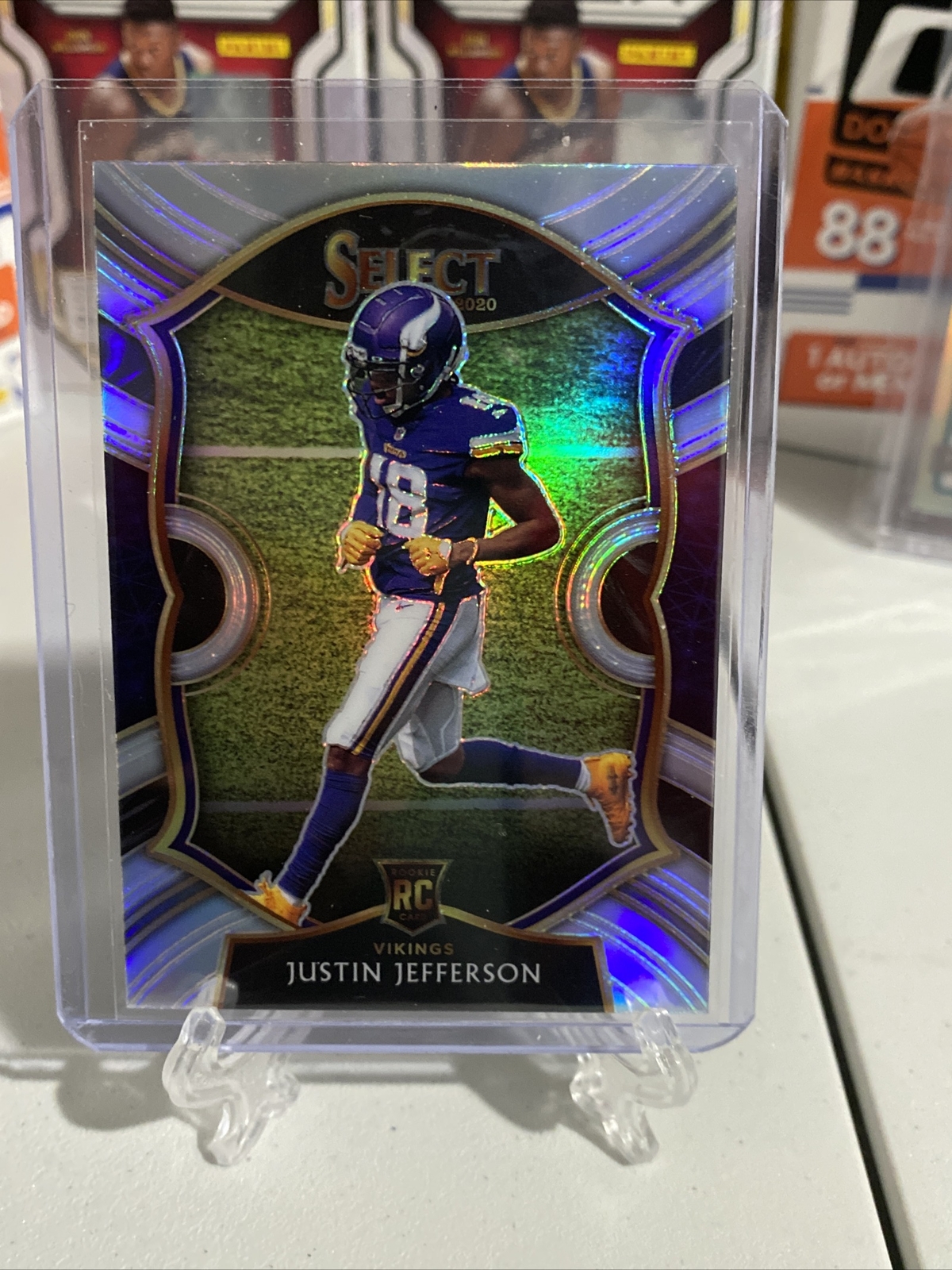 2020 Panini Select - Concourse Silver Prizm #61 Justin Jefferson (RC ...