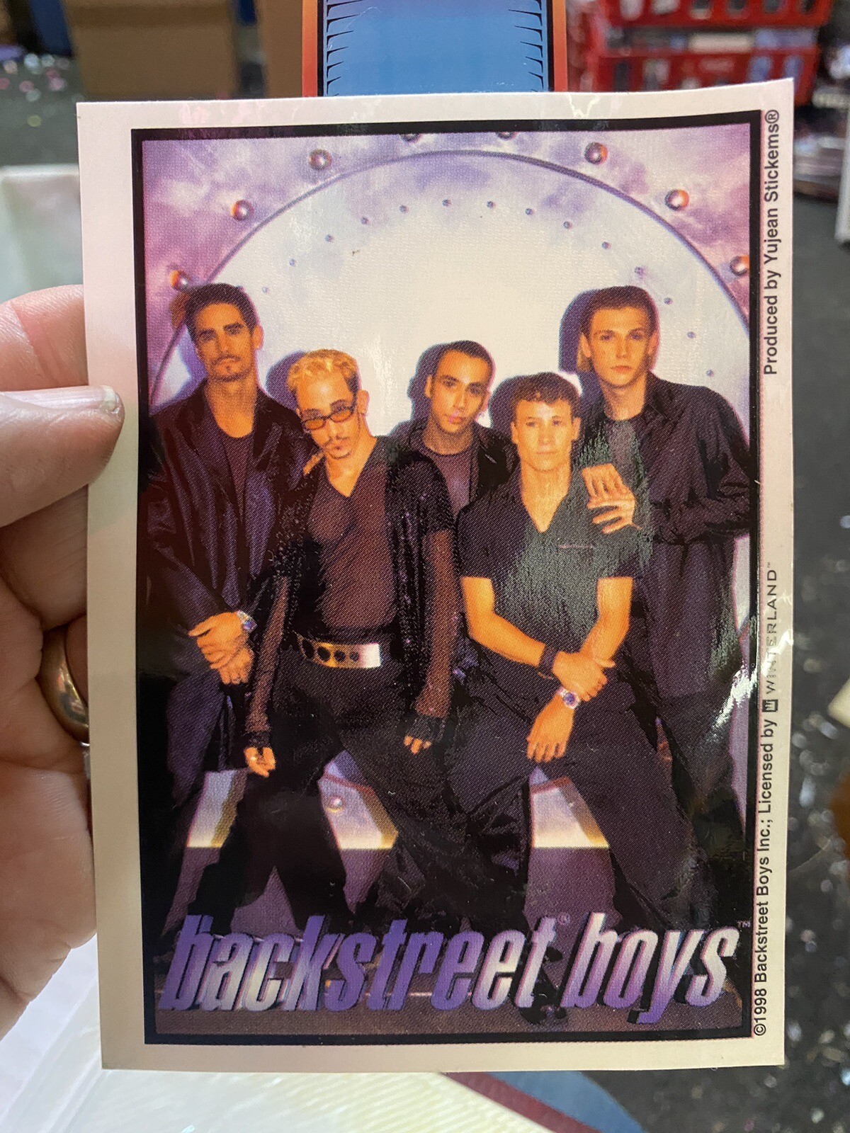 Backstreet Boys Sticker Vending Decal group 90s New | eBay