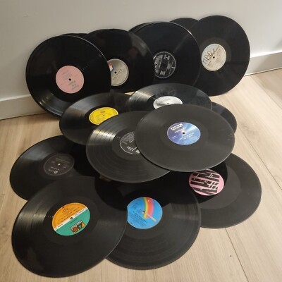 Lot de 25 vinyles disque 33 Tours / Déco / Loisir Créatif | eBay
