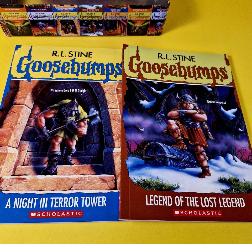 Goosebumps Book Tin Set R.L. Stine 25th Anniversary Scholastic 5 Books ...