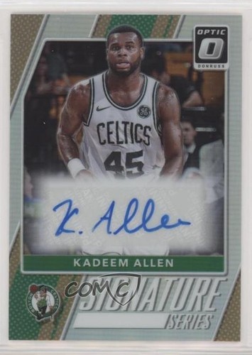 2017 Panini Donruss Optic Signature Series Holo Prizm Kadeem Allen #11 ...