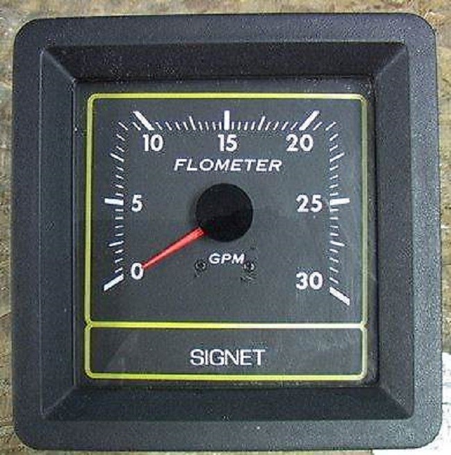 Signet MK584 300 GPM FloMeter Flow Meter Readout Analog | eBay