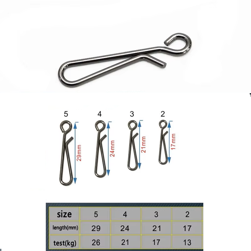50pcs Sea Fishing Lead Weight Clips Link Rig Making Lure clips | eBay UK