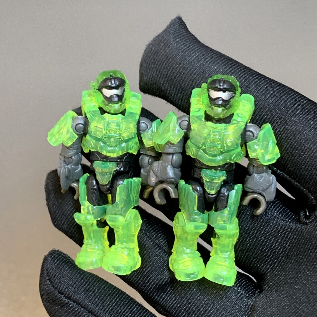 2PCS Mega Construx Halo UNSC Green Infected Spartan Action Figure ...