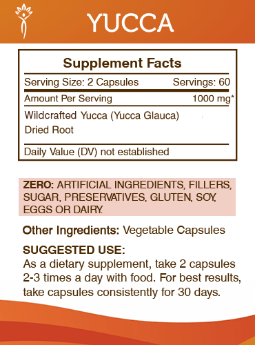 Secrets Of The Tribe Yucca Capsules, 500 mg | eBay