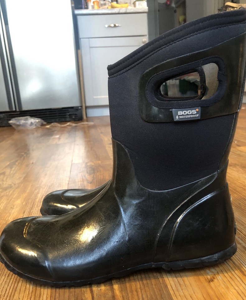 Bogs W Hampton Neo-Tech Lite Black Rubber Pull On Waterproof H women’s ...