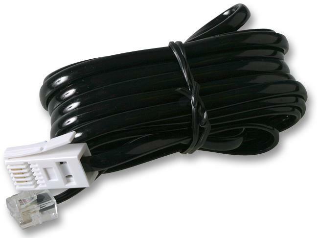 3m, BT Plug to RJ11 Telephone Cable,4 Pin Straight Wired Modem,Router ...