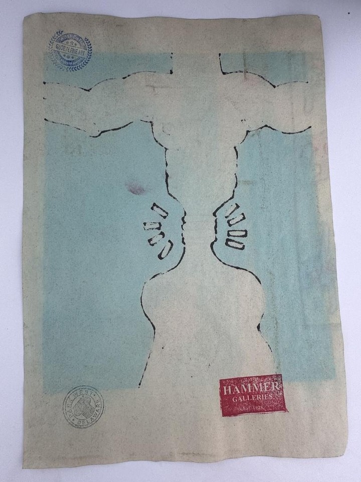 Keith Haring COA Art Painting Original Drawing Vintage Paper Signed | eBay