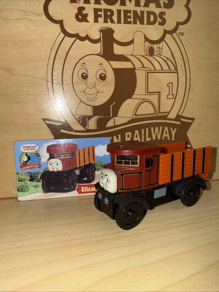 ELIZABETH LORRY ! THOMAS FRIENDS WOODEN RAILWAY Train CARD 2003 ...