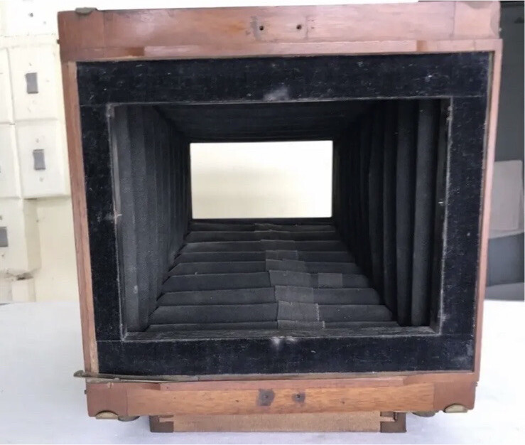 Antique Empire State Red Wood Studio Camera 5x7 Rochester Optical Co ...