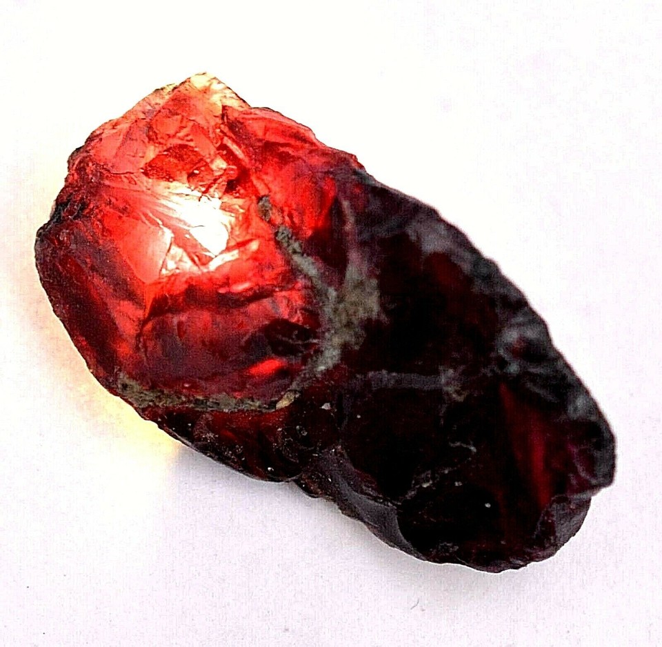 Extremely Rare Painite Red Brown Unheated Facet Rough 26.05 Ct Mogok ...