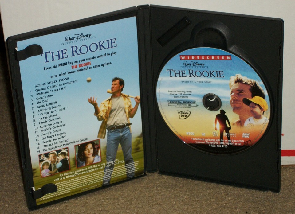 The Rookie DVD Dennis Quaid 786936165432 | eBay