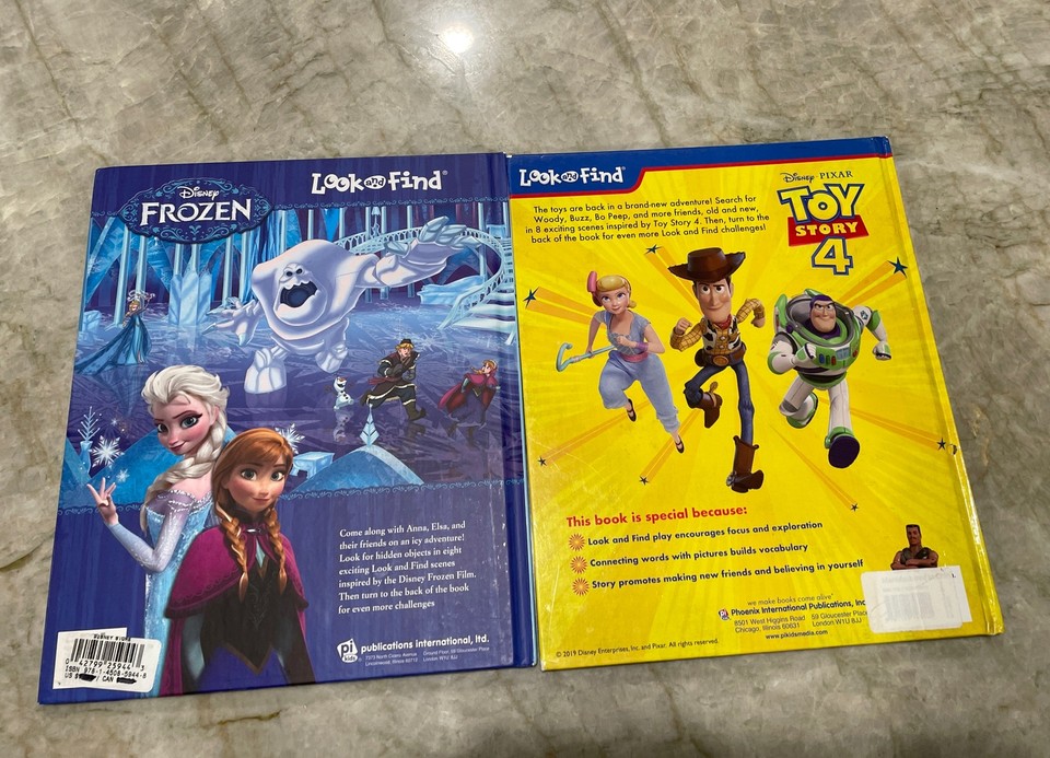 Look and Find: Toy Story 4 & Frozen | eBay