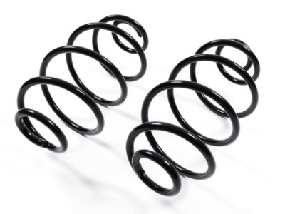 2 Federn Feder Fahrwerksfedern hinten HA Opel Astra G CC Stufenheck F48 ...