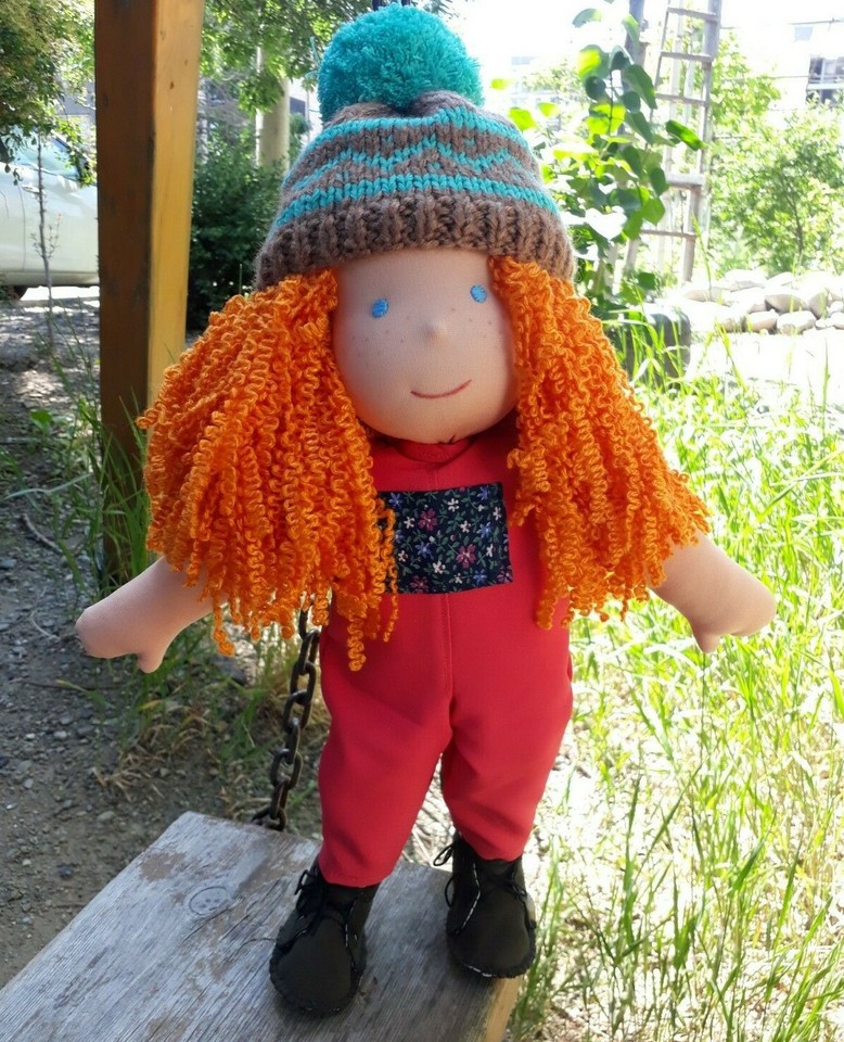 Waldorf doll 17 inch, Rag doll, Handmade toys, Gift for kids | eBay