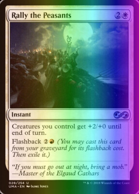 MTG Magic the Gathering Rally the Peasants (28/271) Ultimate Masters NM ...
