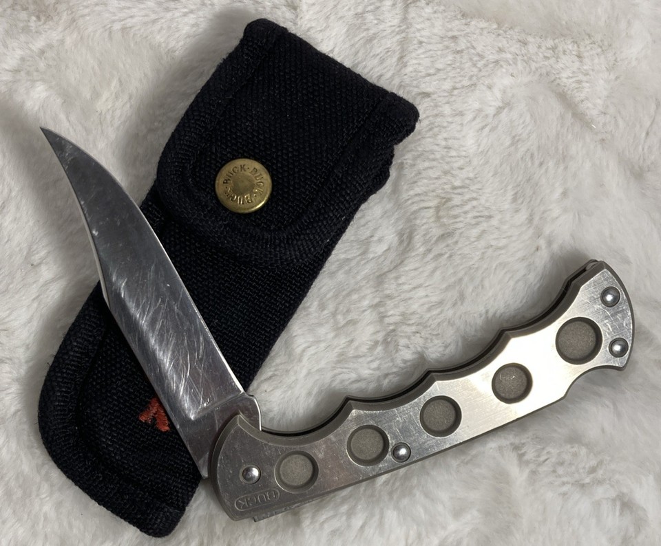 VINTAGE BUCK 560 TITANIUM FOLDING LOCK BLADE KNIFE | eBay