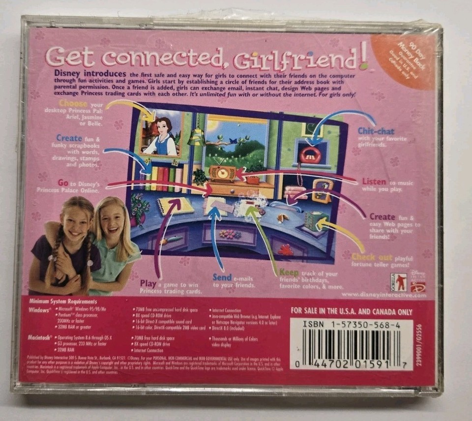 Disney Girlfriends (PC CD-ROM, 2004) 44702015917| eBay