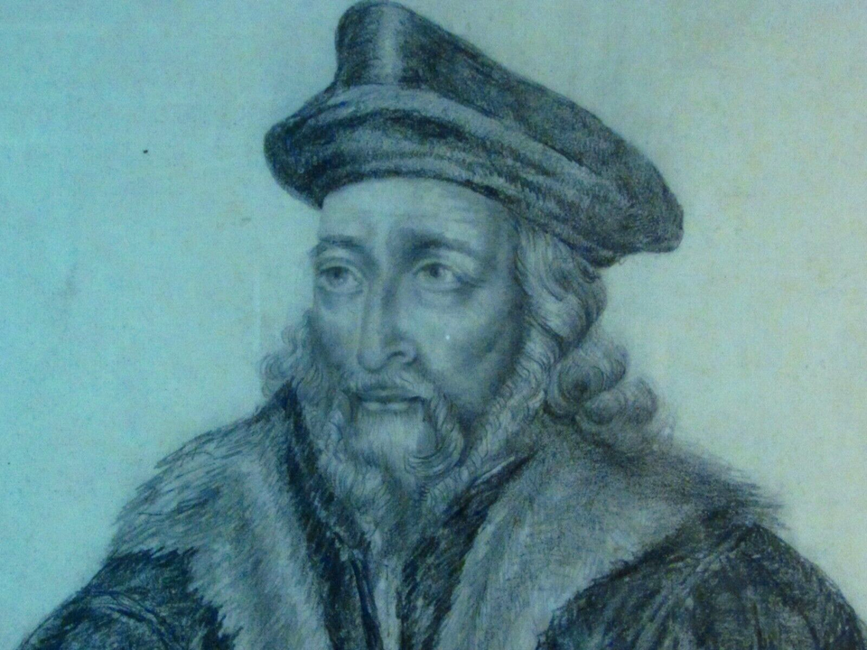 R Hand Drawing JEROME OF PRAGUE Jan Hus John Huss Bohemian Reformer Martyr Czech | eBay