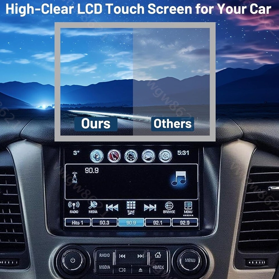 8" LCD & TOUCH SCREEN DJ080PA-01A For 15-18 Chevrolet GMC MYLINK ...