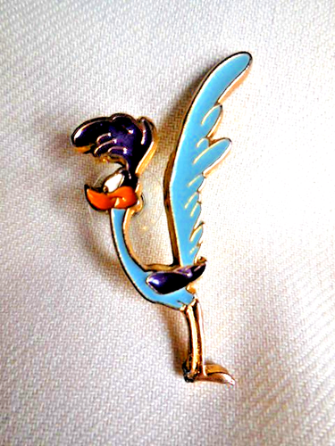 ROAD RUNNER PIN Looney Tunes Warner Bros. 1992 Roadrunner Cartoon Lapel ...