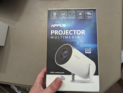 RockTek Smart Mini Projector Auto Keystone Correction 720P HD Support ...