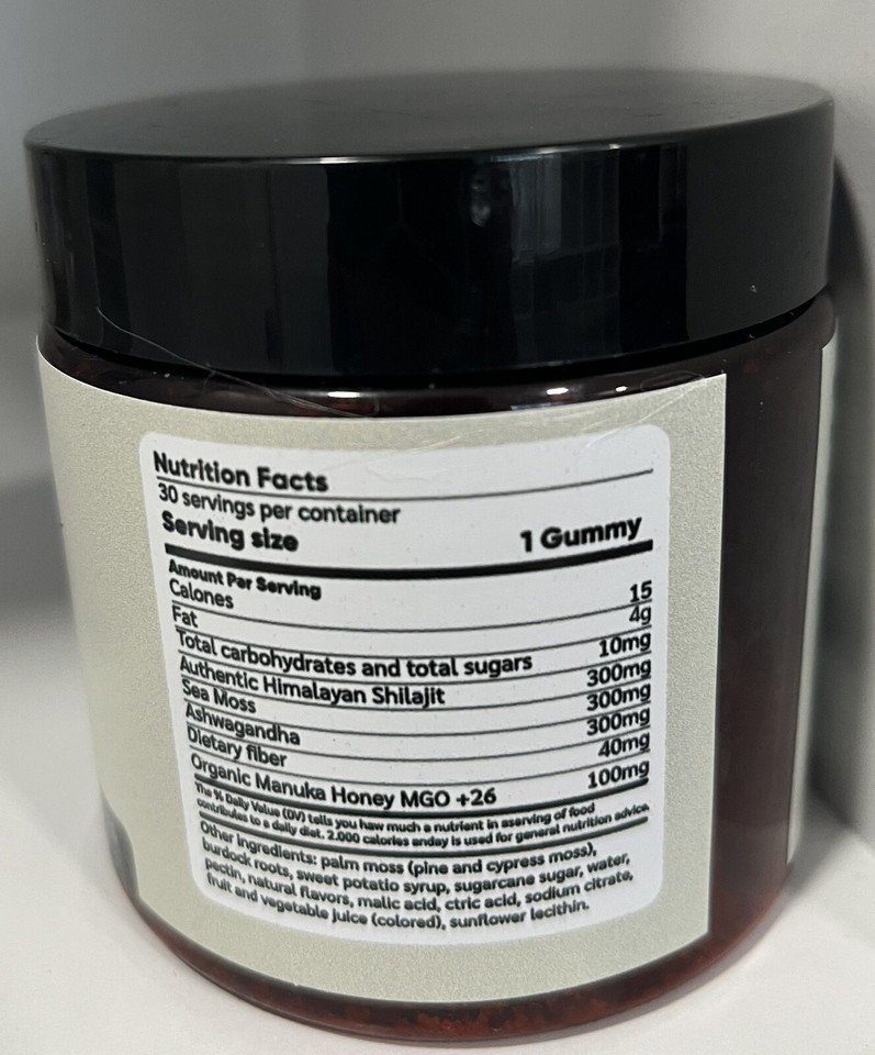 cured 3 in 1 wellness gummies shilajit 30 gummies | eBay