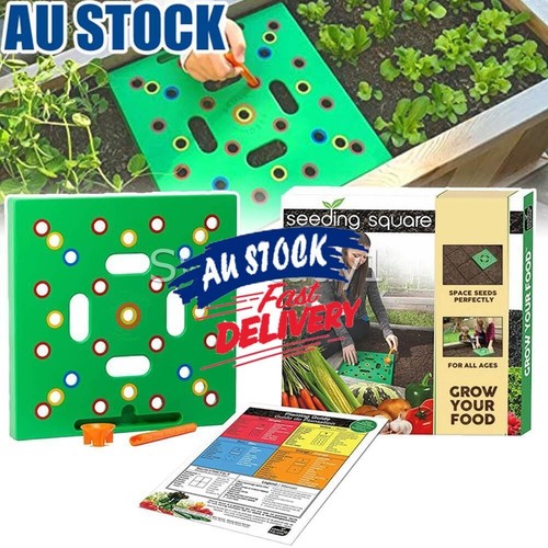 Seeding Square Gardening Seed Spacer Template Tool Vegetable Plant Grow ...
