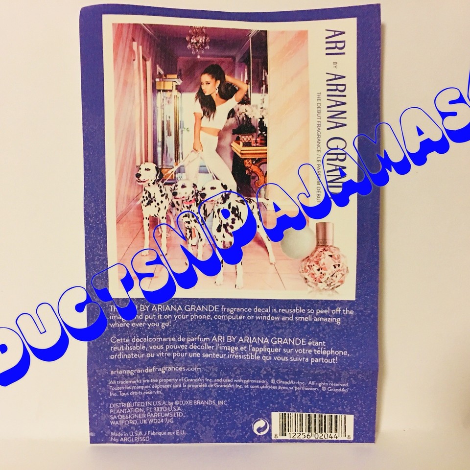 LOT of 8~Ariana Grande ARI ROLL-ON~MOONLIGHT & ARI Carded SAMPLES + POM ...