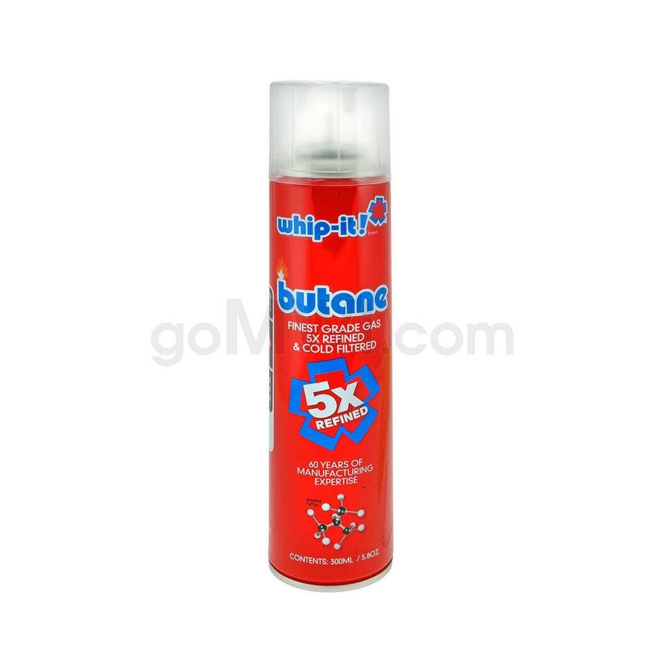 6 Cans Whip It Butane 5 300ml 5x butane lighter refill fuel universal ...