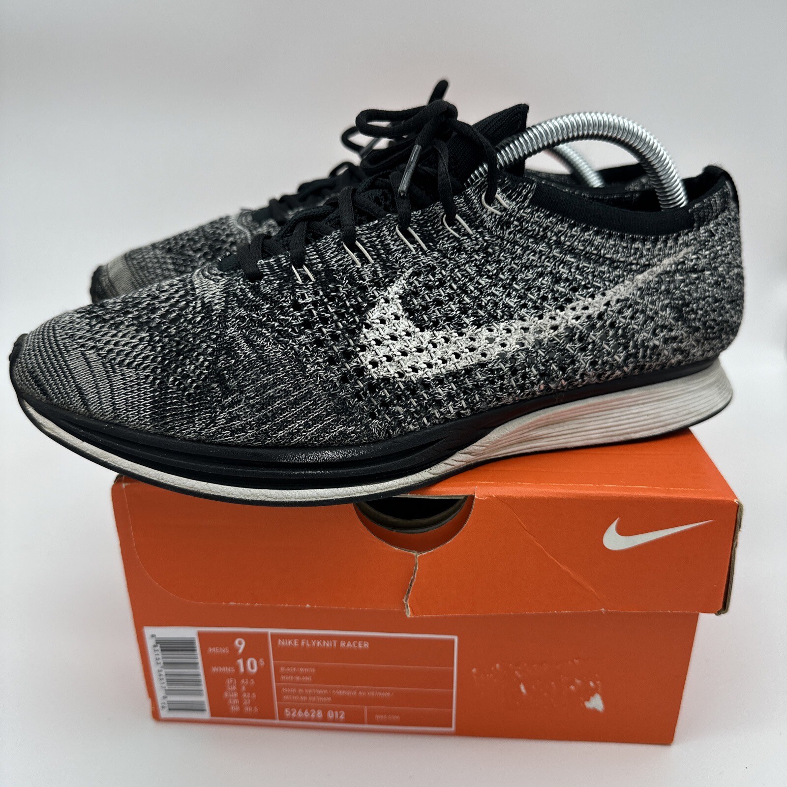 Size 9 - Nike Flyknit Racer Oreo 2.0 2015 883153345170 | eBay